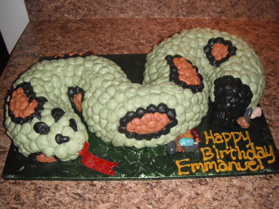 Snake Cake - CakeCentral.com