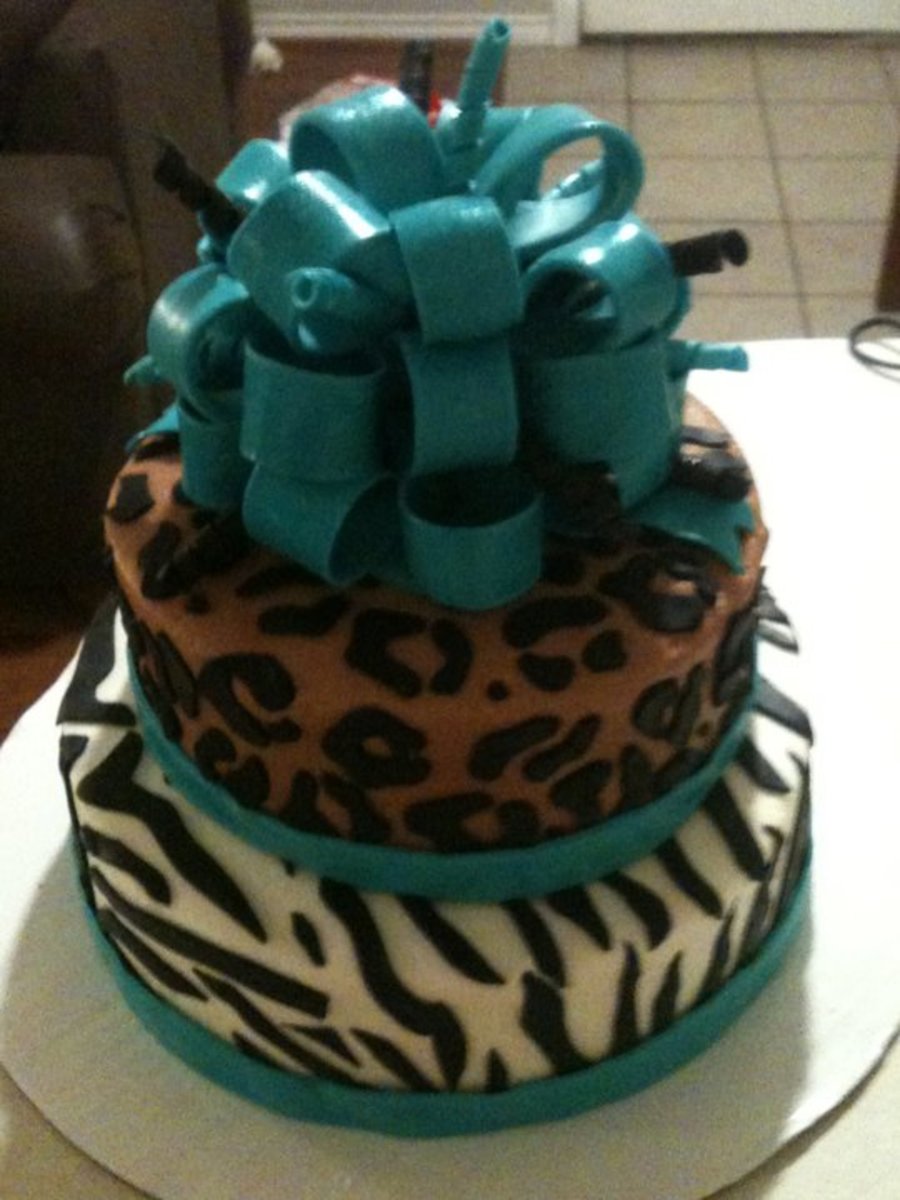 Animal Print Cake - CakeCentral.com