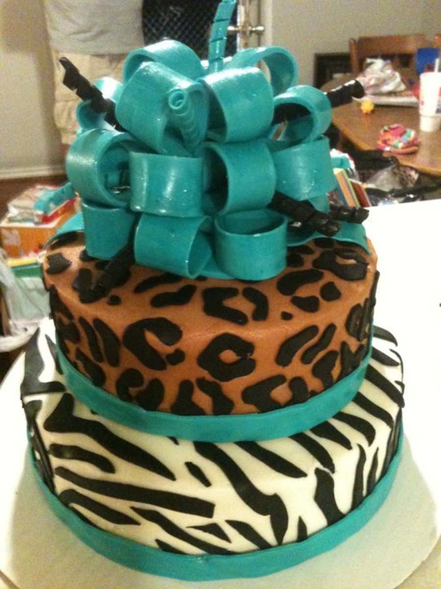 Animal Print Cake - CakeCentral.com