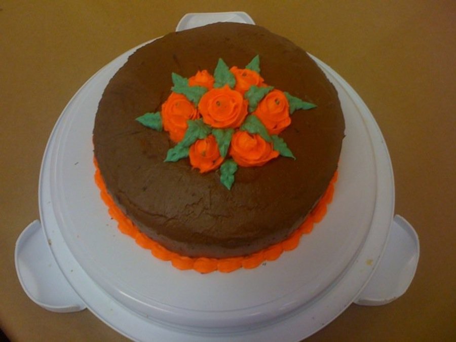 Wilton Decorating Basics Final Cake - CakeCentral.com