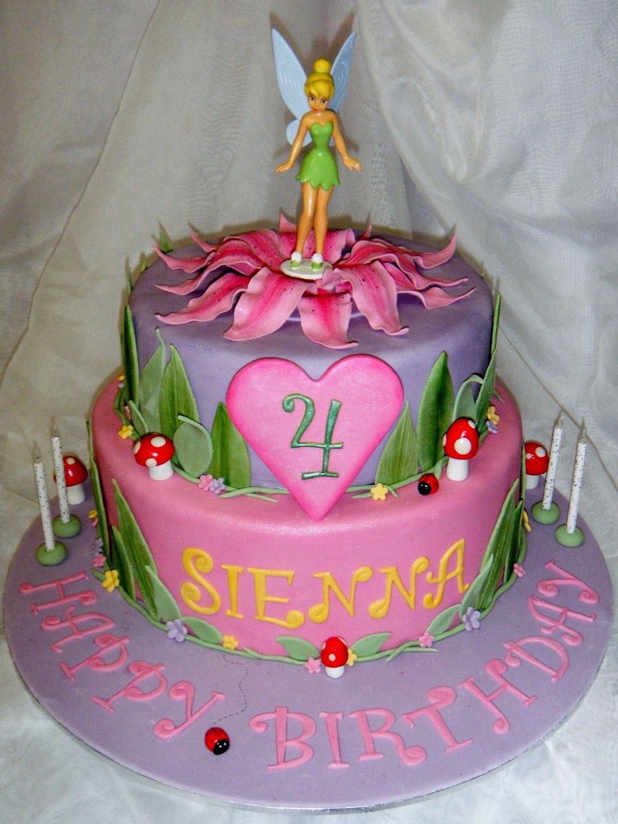 Tinkerbell Cake - CakeCentral.com