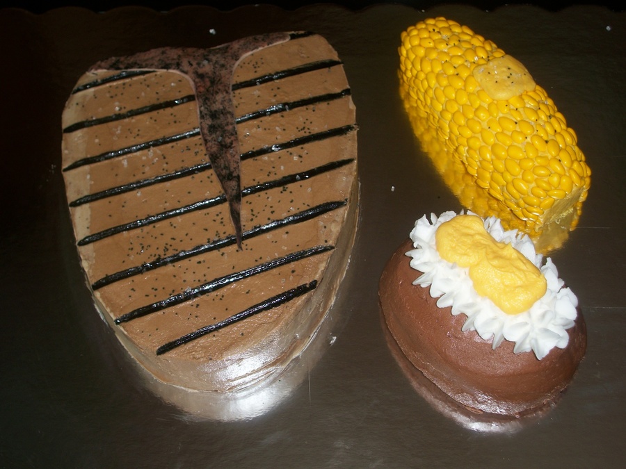 Big Juicy Steak! - CakeCentral.com