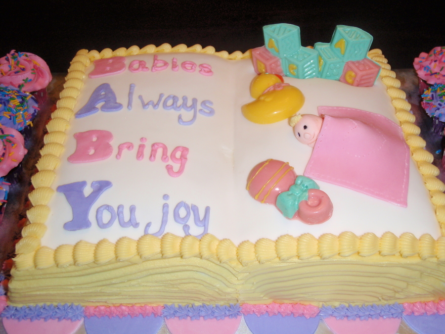 Baby Book Cake - CakeCentral.com