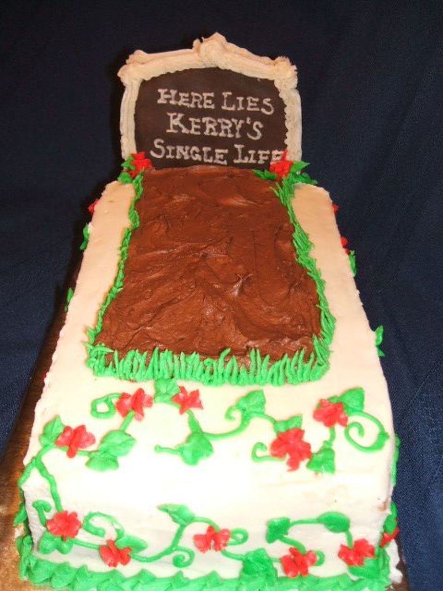 Single Life Tomb Cake - CakeCentral.com