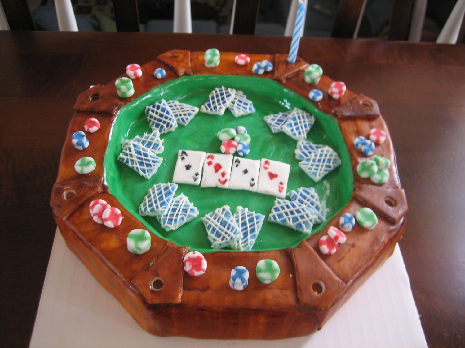 Poker Table - CakeCentral.com