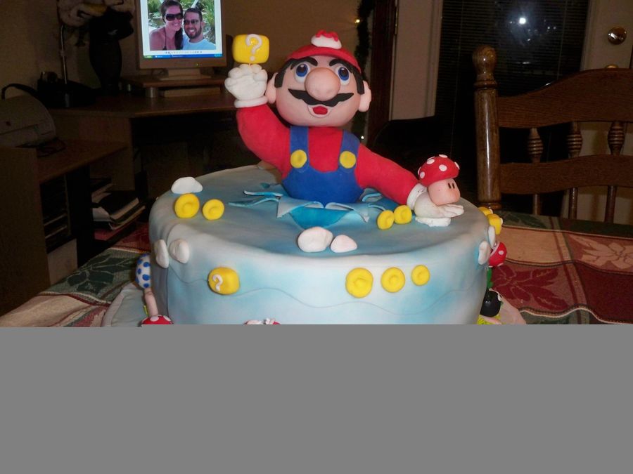 Super Mario-10Th Birthday Cake - CakeCentral.com
