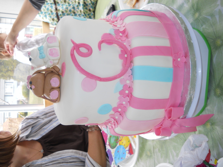 Cadence's First Birthday Cake - CakeCentral.com