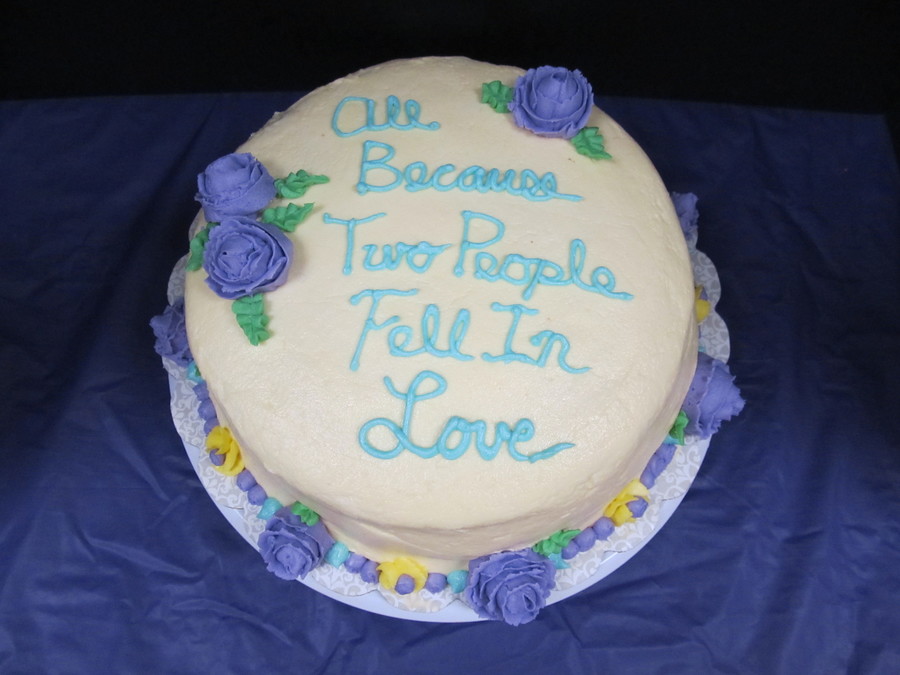 Final Cake For Wilton Basics Class - CakeCentral.com