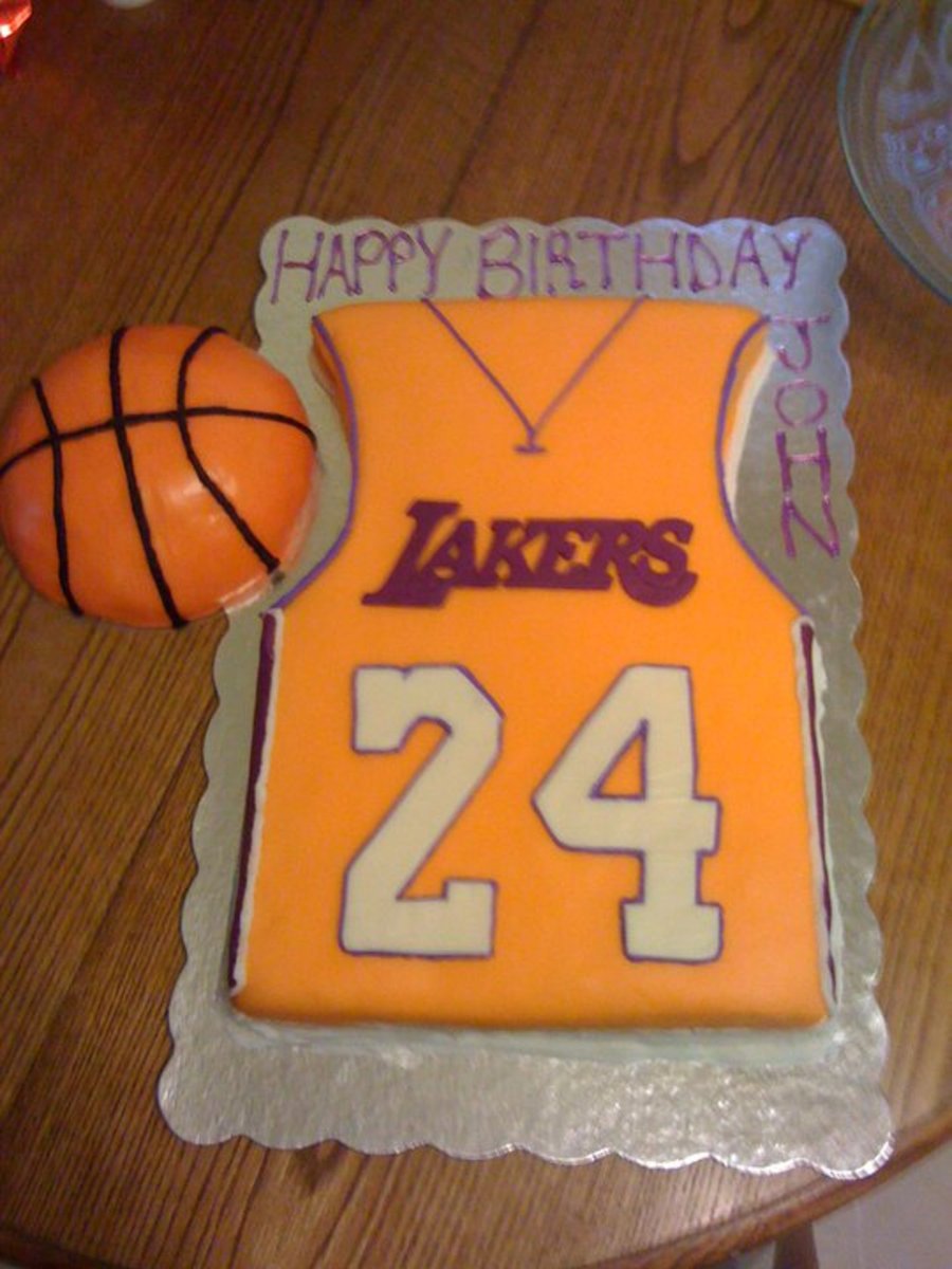 Lakers Cake - CakeCentral.com