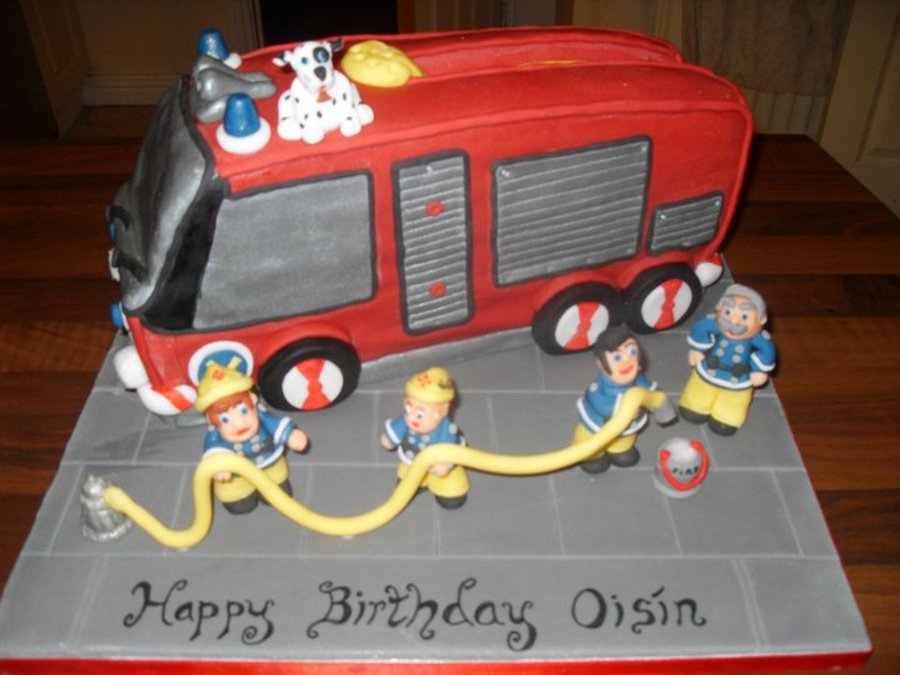 Fire Engine Cake. - CakeCentral.com