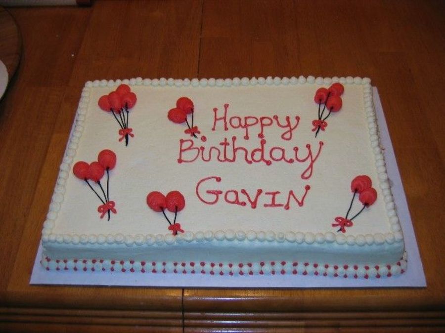 Balloon Theme Cake - CakeCentral.com