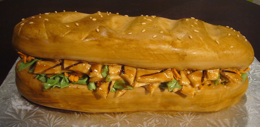 Teriyaki Sub Sandwich - CakeCentral.com