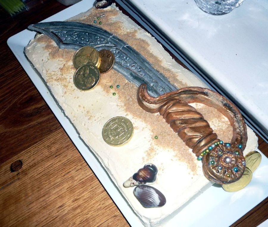 Pirate Sword Cake - CakeCentral.com