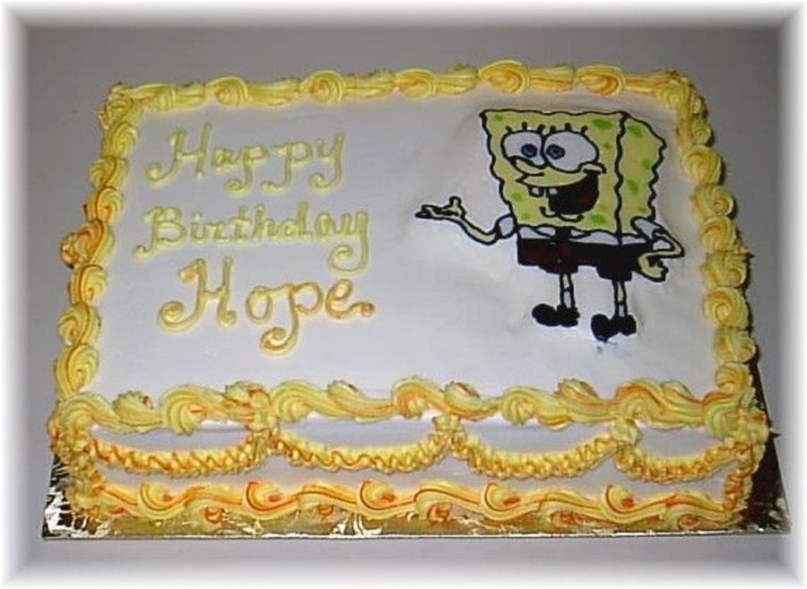 Spongebob Bct - CakeCentral.com