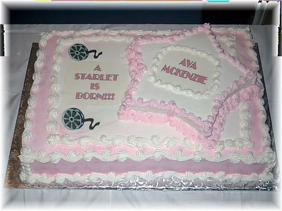 Ava's Baby Shower Cake - CakeCentral.com