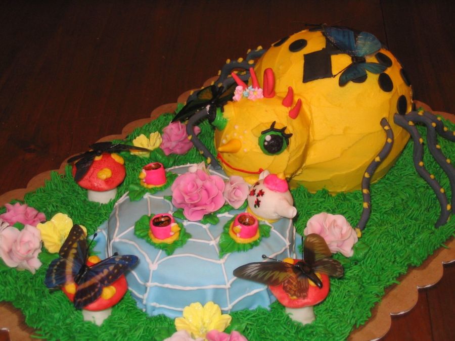 Miss Spider's Tea Party - CakeCentral.com