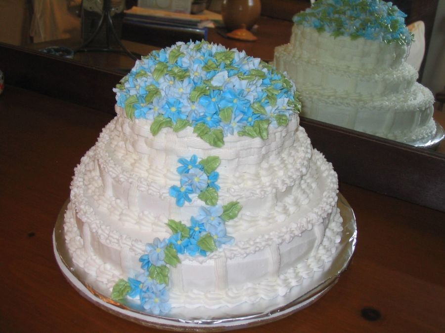 Blue Hydrangea - CakeCentral.com
