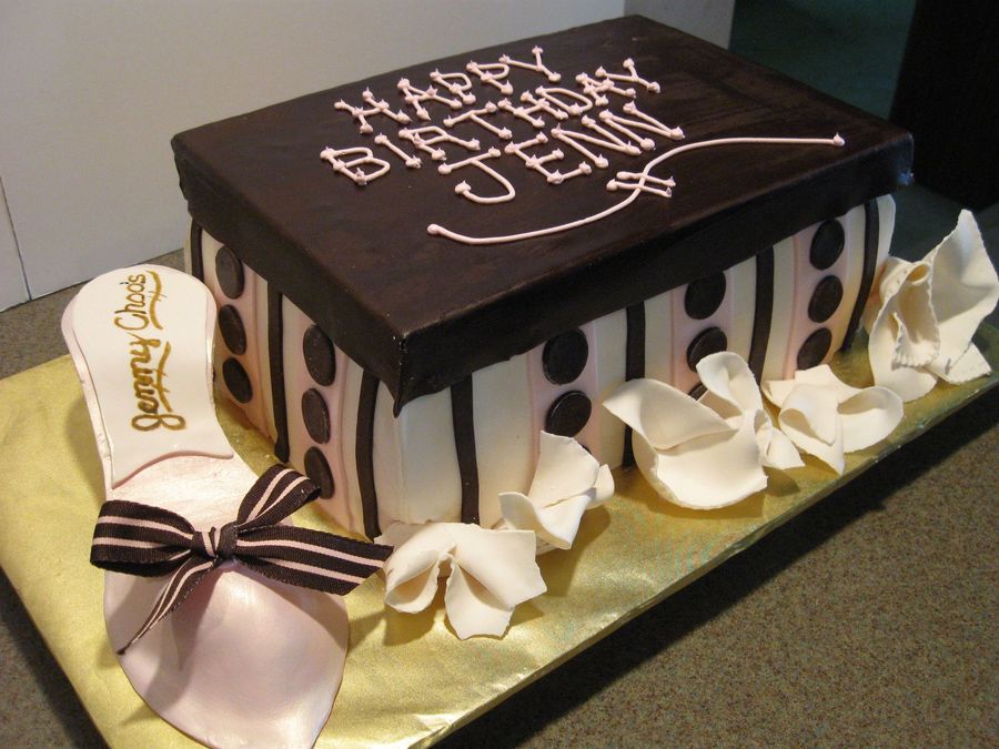 Shoe & Shoebox - CakeCentral.com