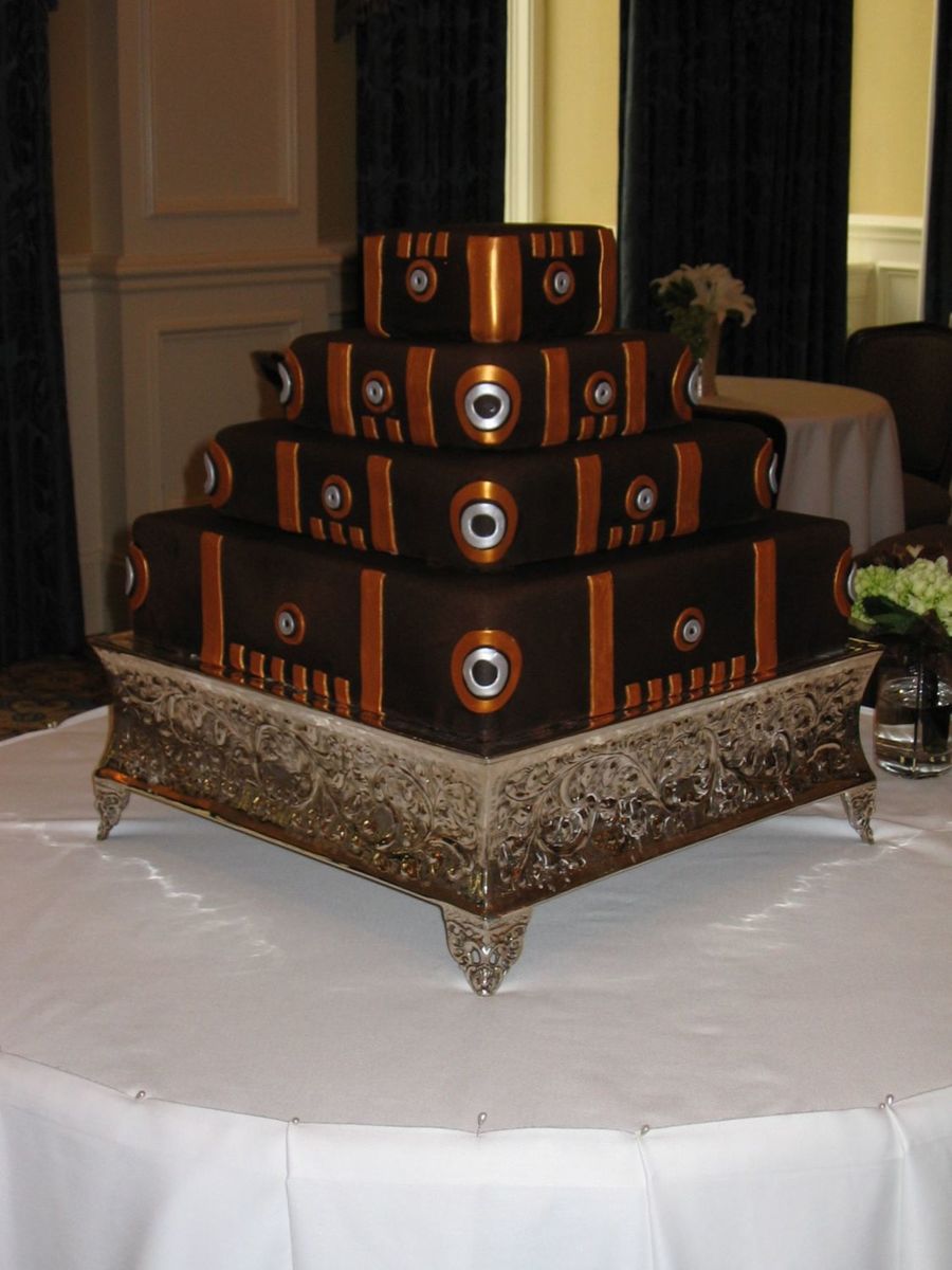 Art Deco Wedding Cake - CakeCentral.com