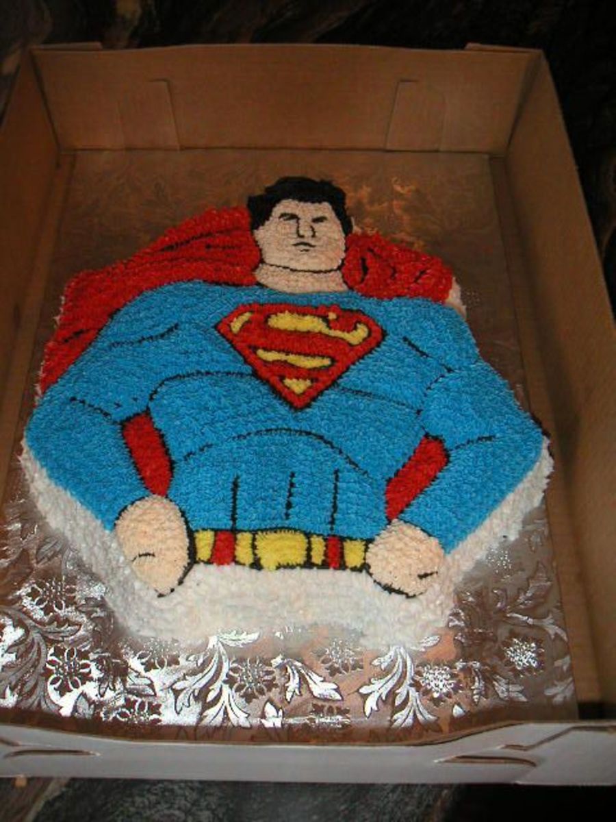 Superman Cake - CakeCentral.com