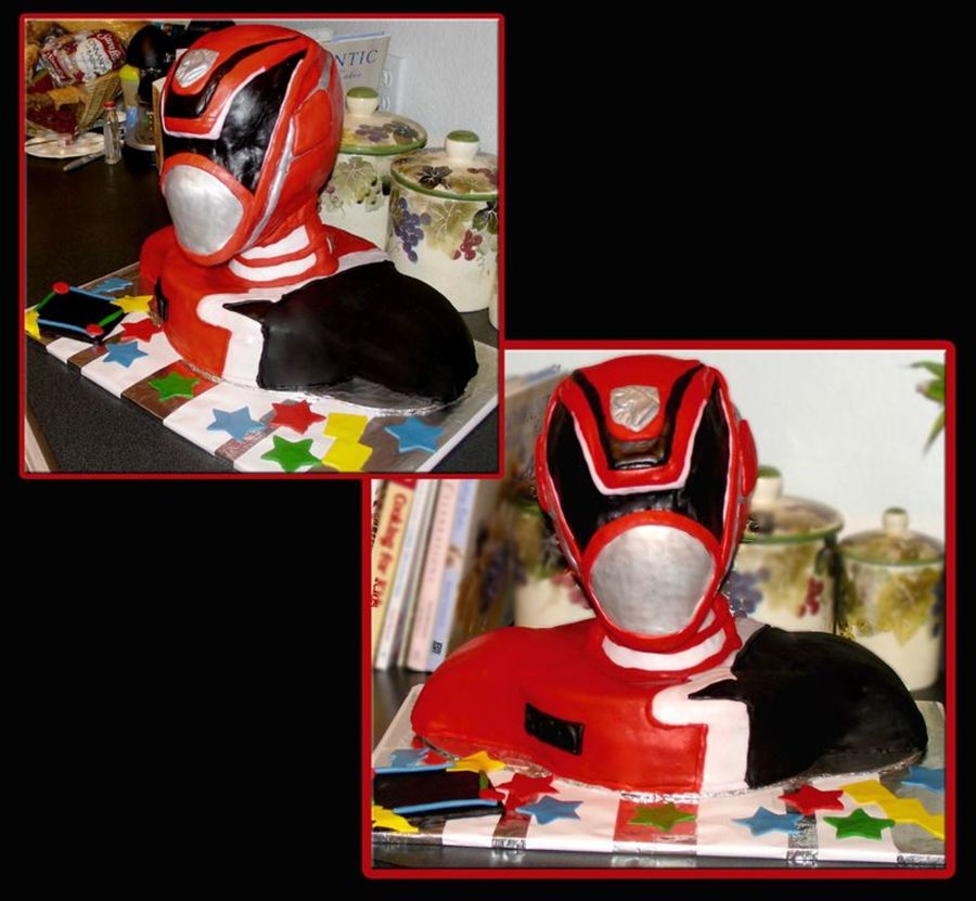 3D Power Ranger - CakeCentral.com