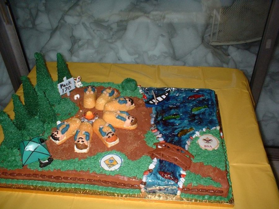 Cub Scout Crossover Cake - CakeCentral.com