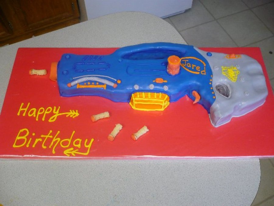 Nerf Gun - CakeCentral.com