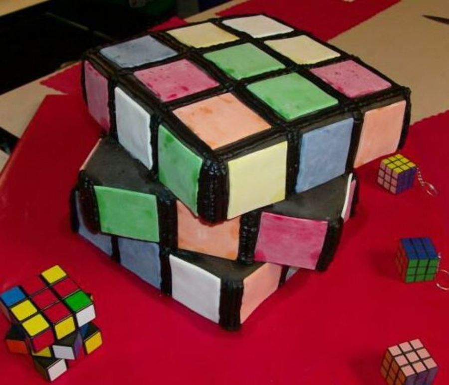 Rubik's Cube Cake - CakeCentral.com