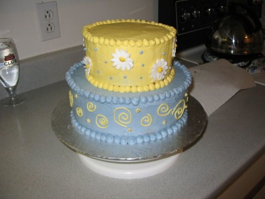 First Stacked Cake - CakeCentral.com