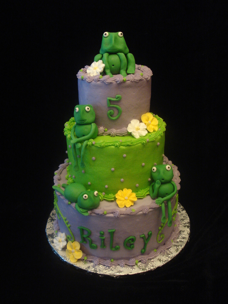 Frog Birthday Cake - CakeCentral.com