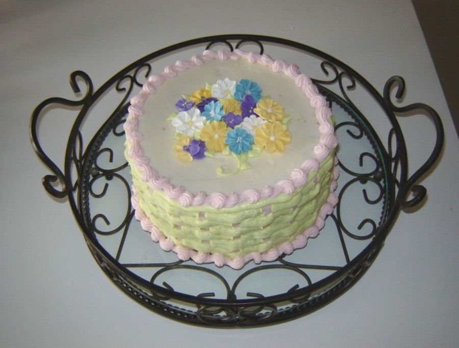 Flower Basket - CakeCentral.com