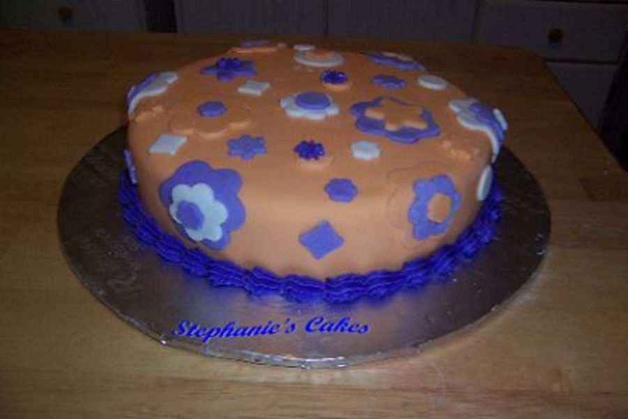 Walnut/mmf Practice Cake - CakeCentral.com