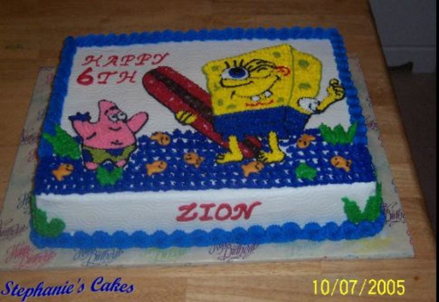 Sponge Bob And Patrick - CakeCentral.com