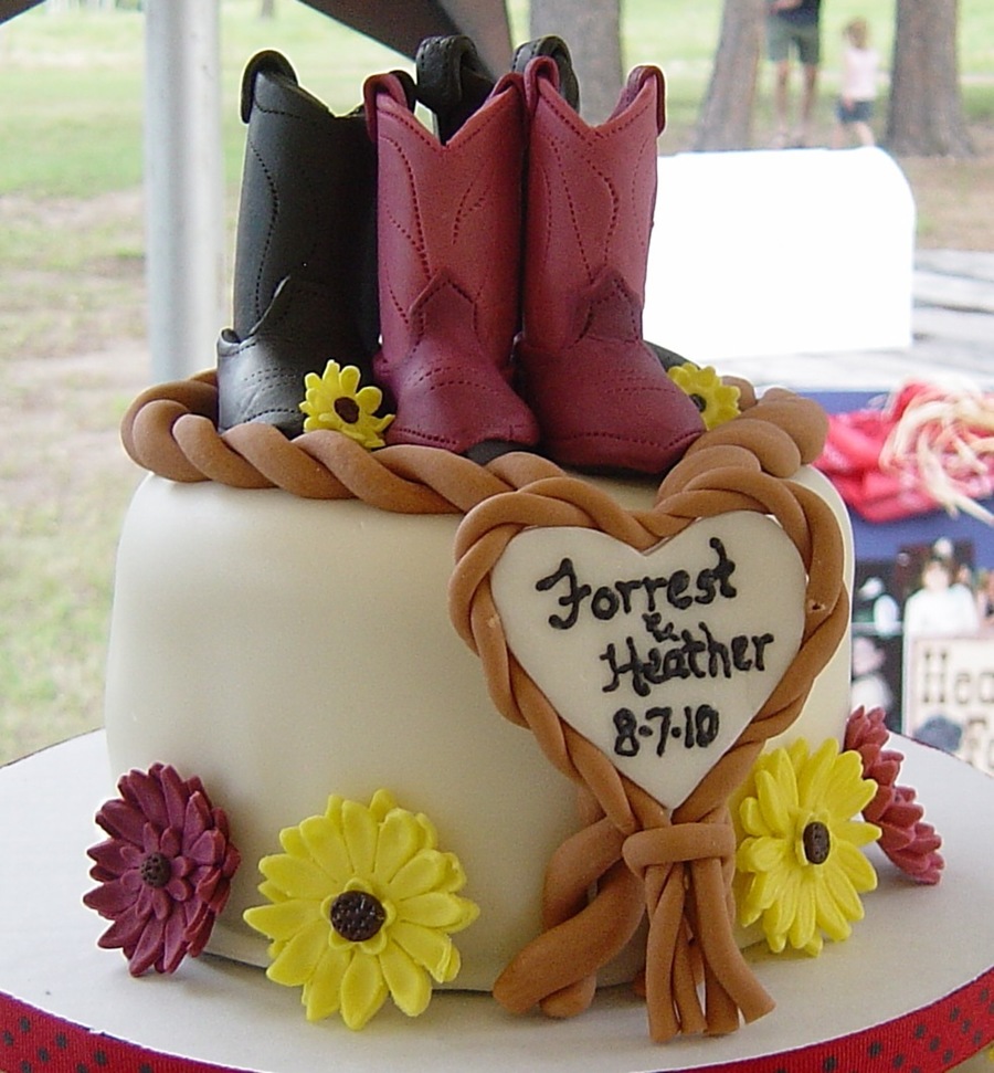 Cowboy Boots Cake - CakeCentral.com