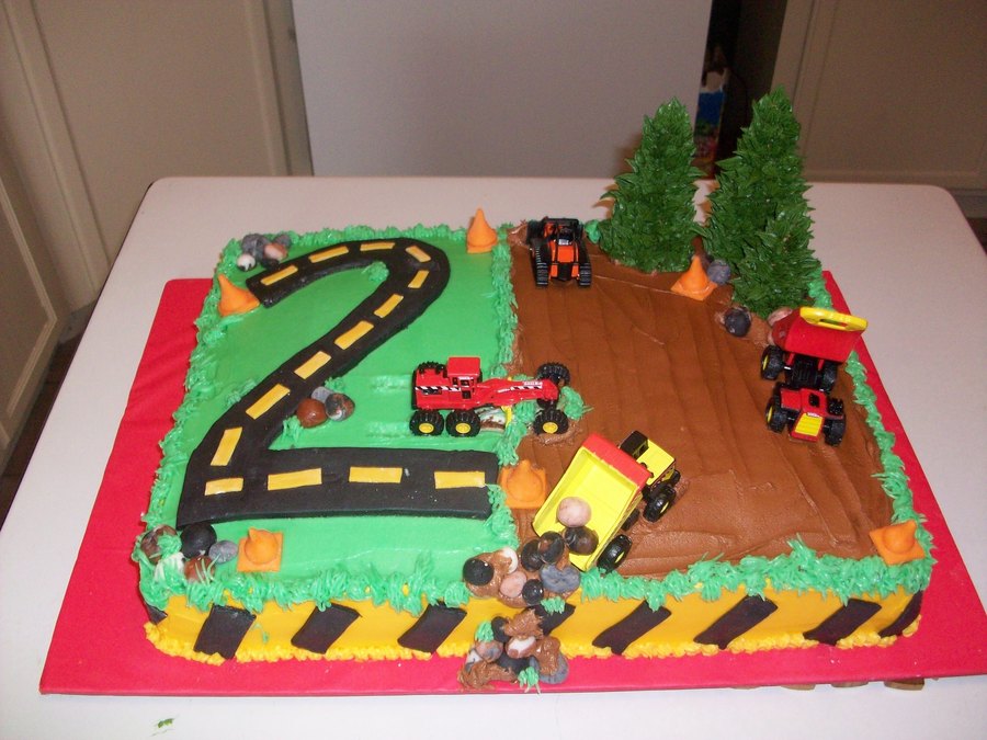 2Nd Birthday Construction Cake - CakeCentral.com