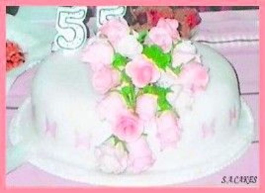 55Th Birthday - CakeCentral.com