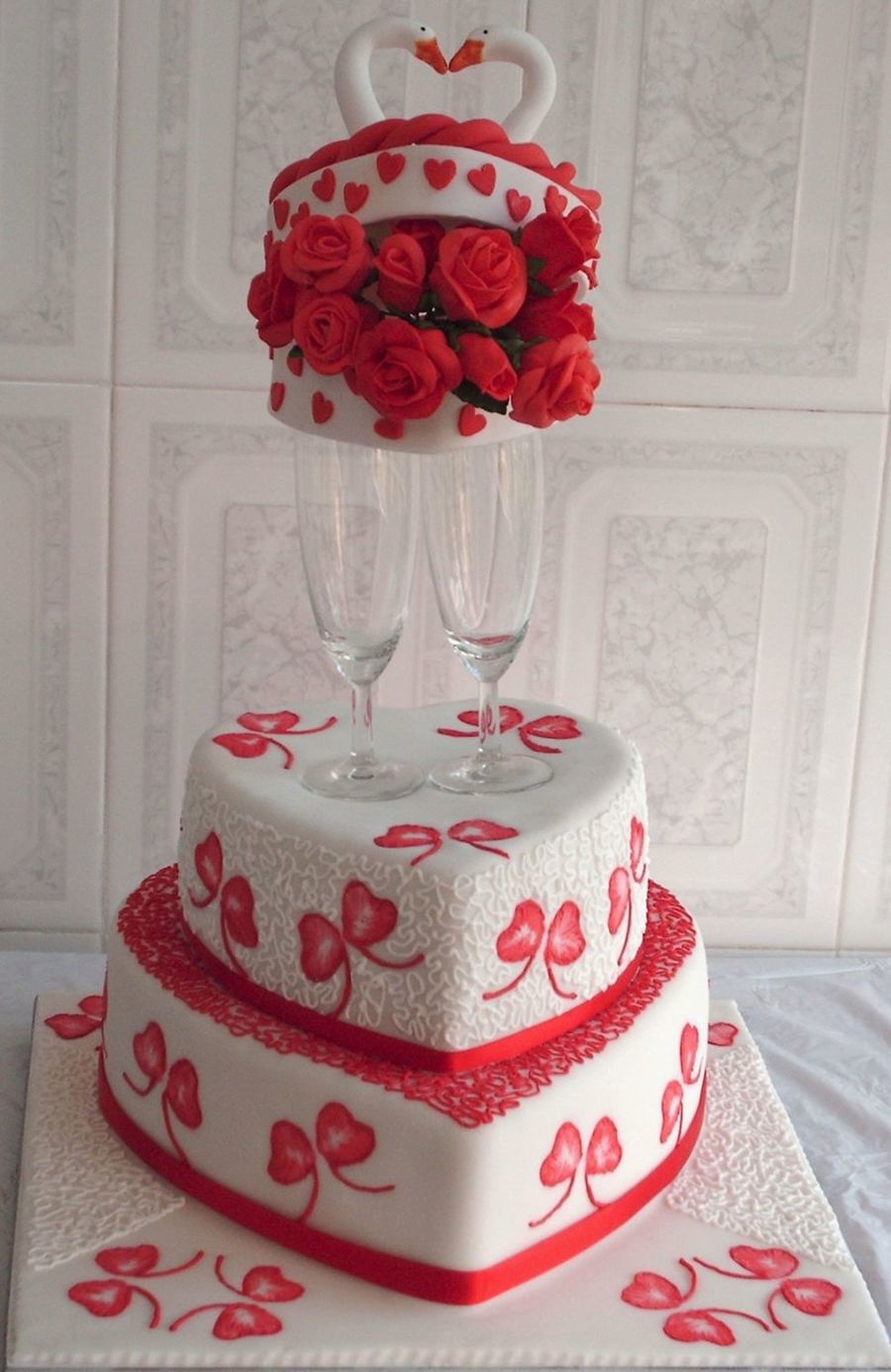 Valentine's Engagement - CakeCentral.com