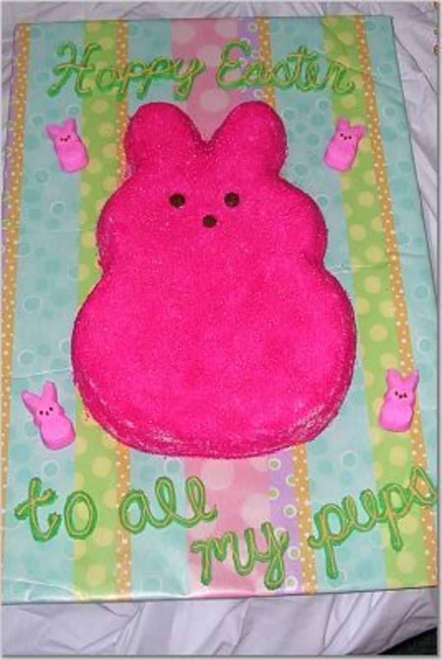 Giant Bunny Peep - CakeCentral.com