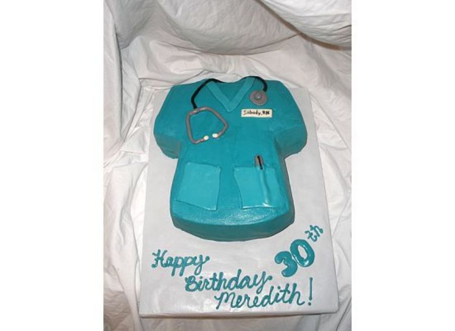 Nursing Scrub Cake - CakeCentral.com