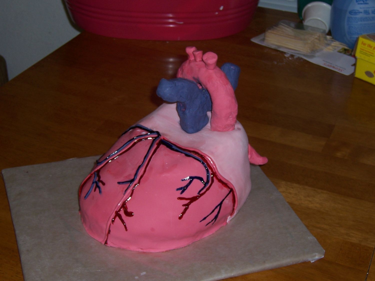 Human Heart Model - CakeCentral.com
