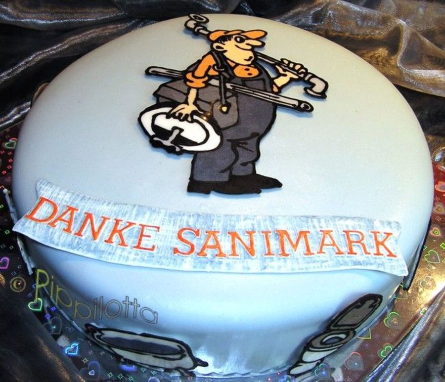 Plumber Cake - CakeCentral.com