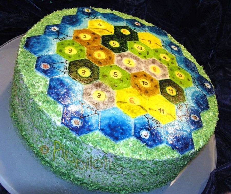 "settlers Of Catan" Cake - CakeCentral.com