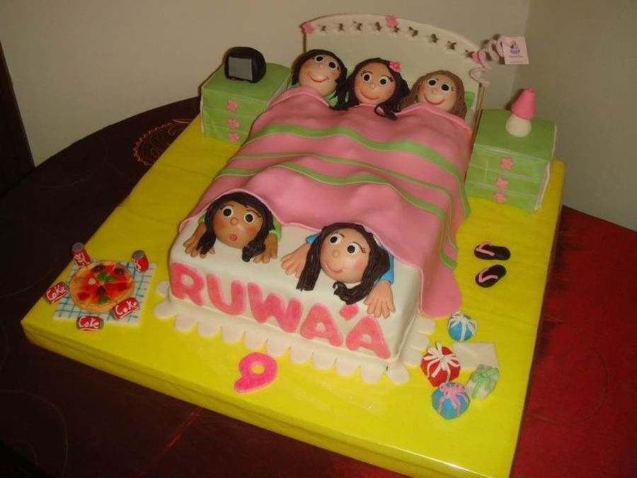 Sleepover Birthday Cake - CakeCentral.com