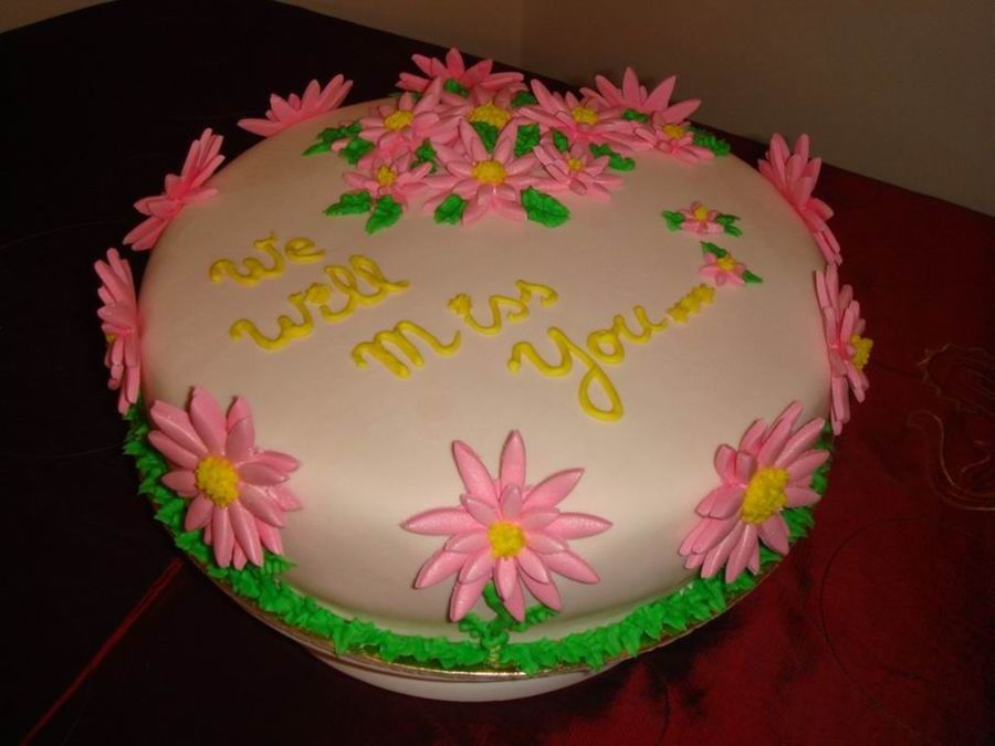 Farewell Cake - CakeCentral.com