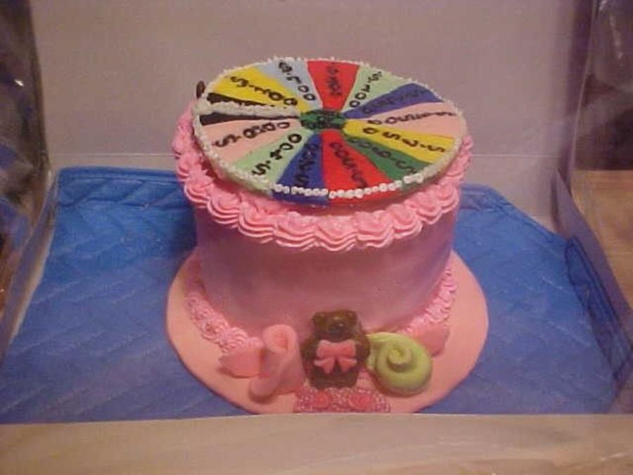 Wheel Of Fortune Smash Cake - CakeCentral.com