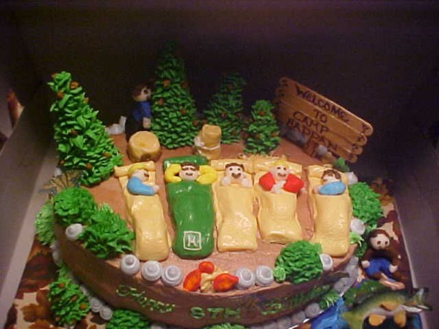 Camp-Out Cake - CakeCentral.com