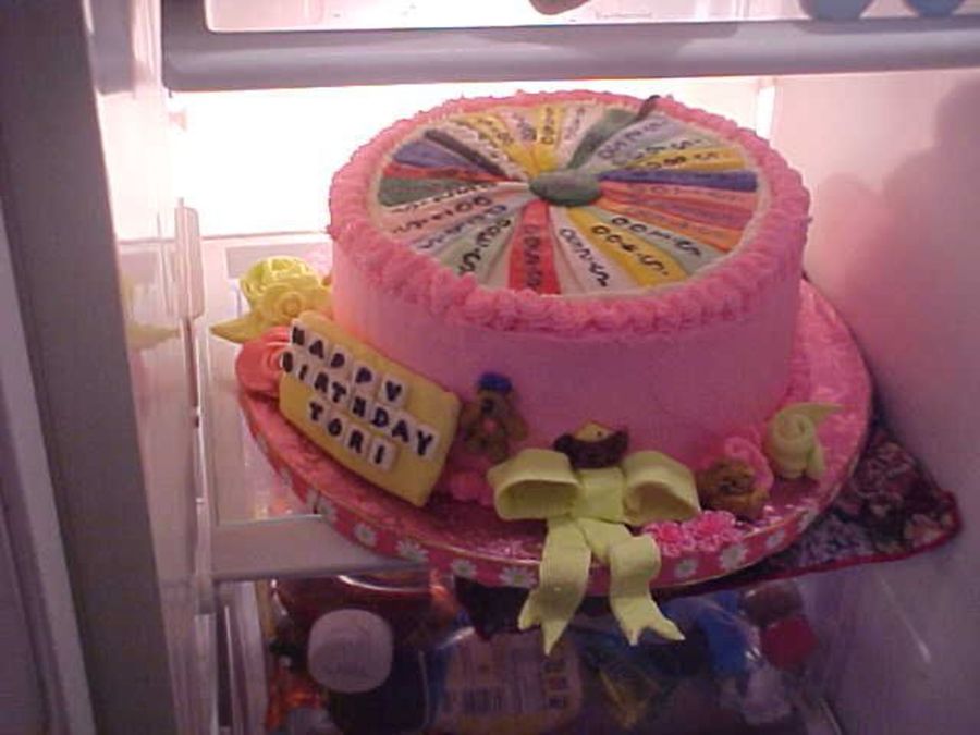 Wheel Of Fortune Birthday Cake - CakeCentral.com