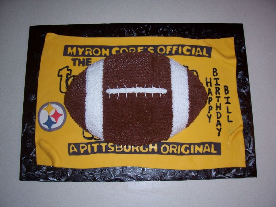 Pittsburgh Steelers Terrible Towel - CakeCentral.com