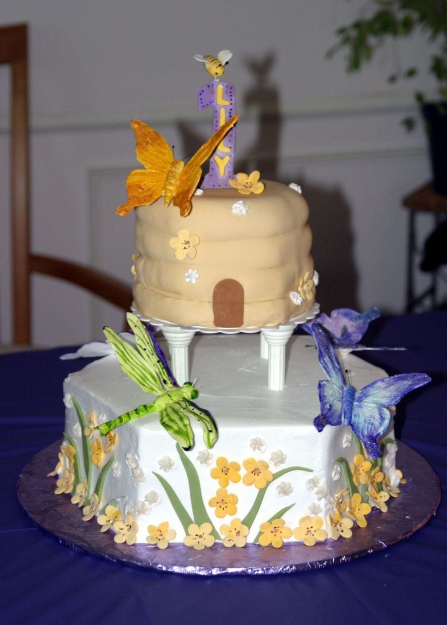 !st Birthday Beehive - CakeCentral.com