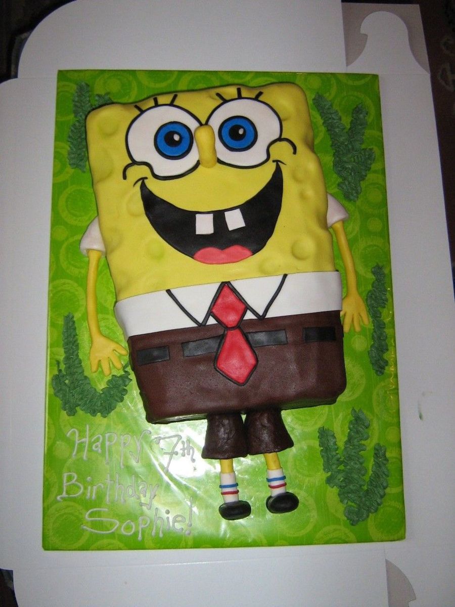 Spongebob Squarepants Cake - CakeCentral.com